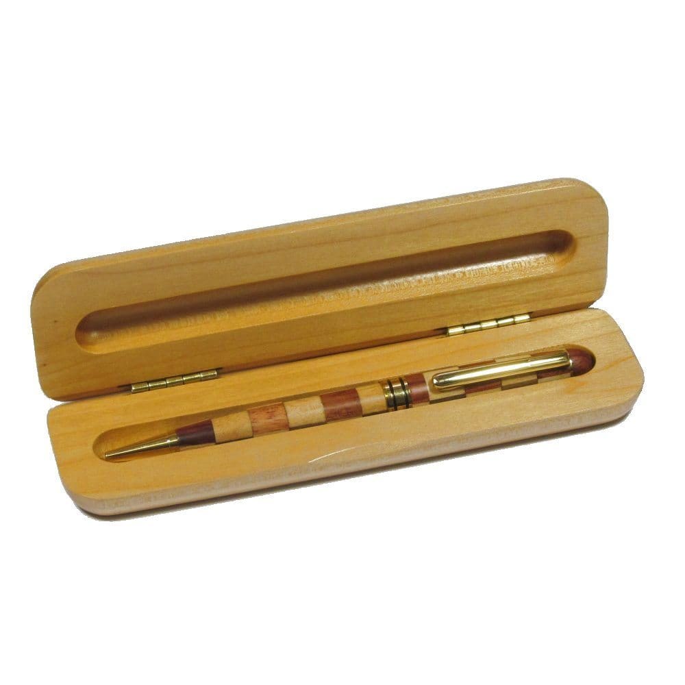 Mixed Wood Ballpoint Pen and Box - Hillwood