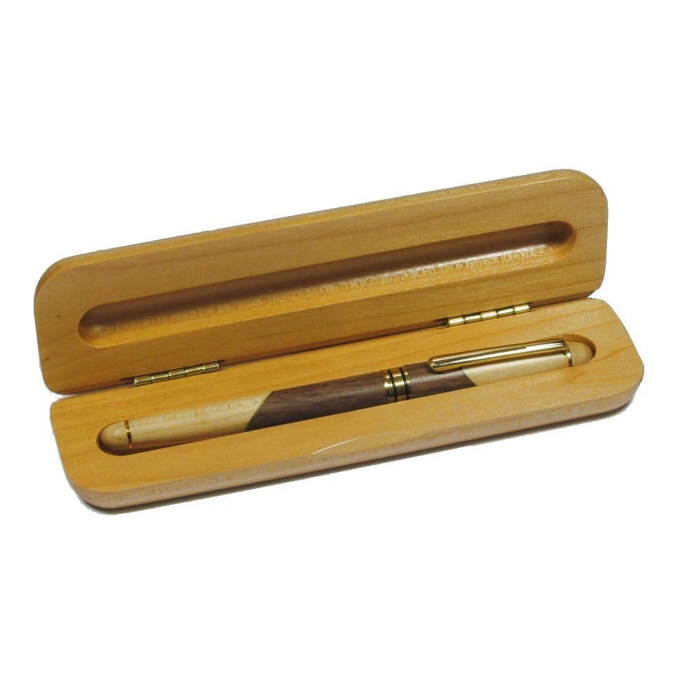 Maple and Walnut Fountain Pen and Box - Hillwood